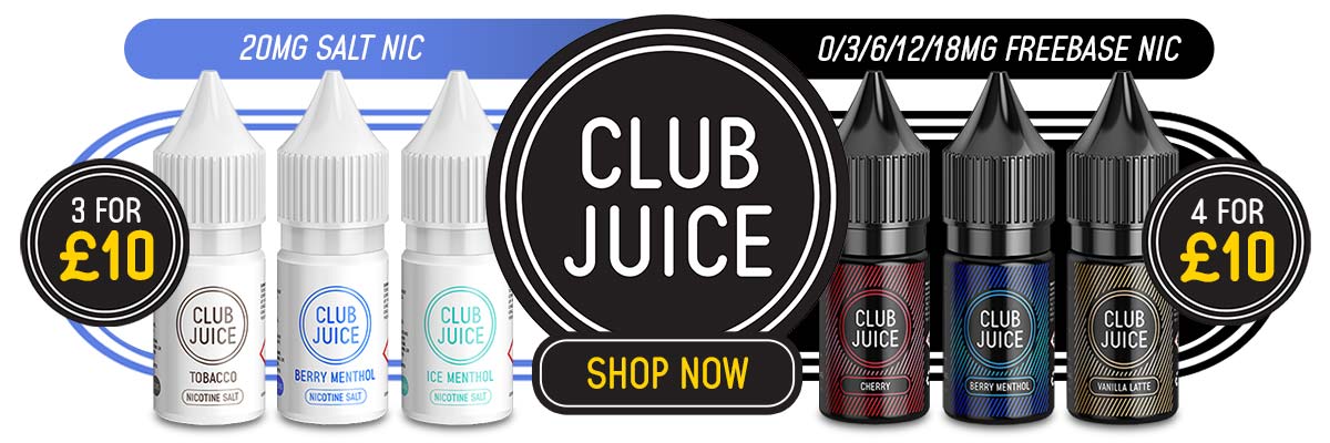 Vape Club UK Online Shop | E-Liquids | Kits | FREE DELIVERY