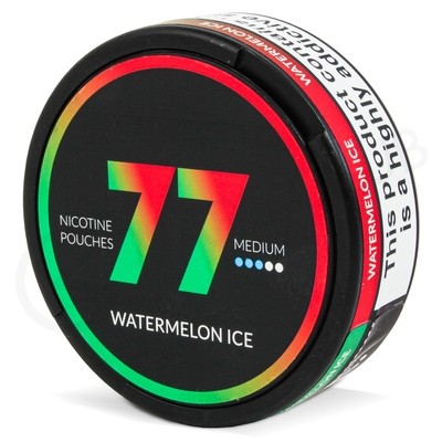 77 Watermelon Ice Nicotine Pouches