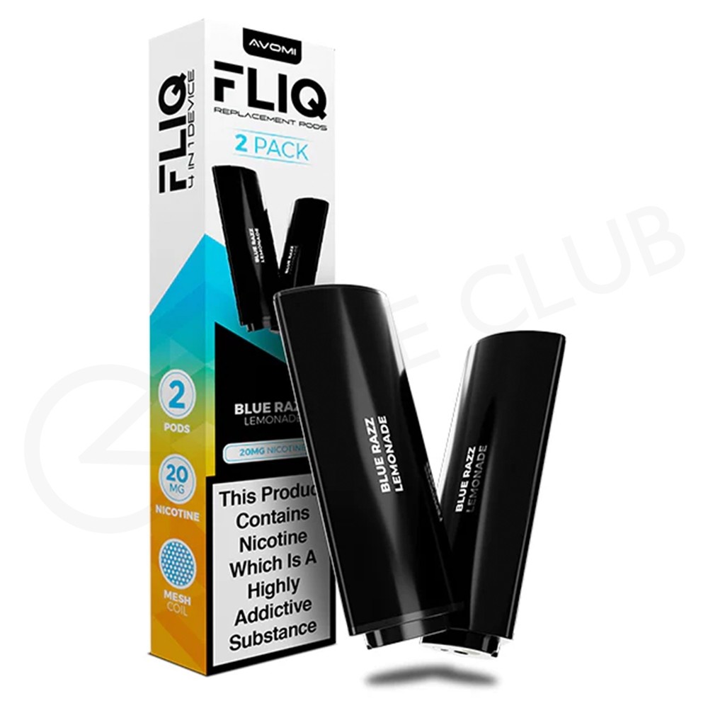 Blue Razz Lemonade Avomi Fliq Prefilled Pods