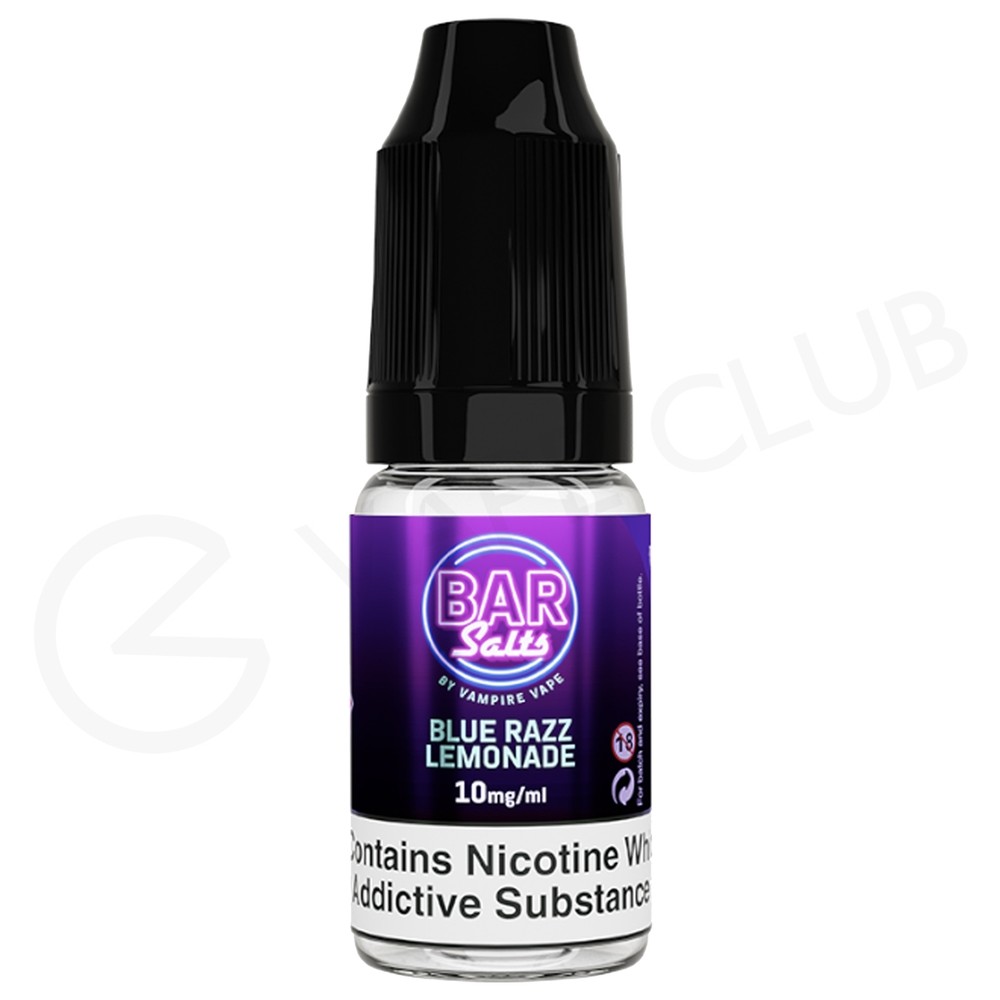 Blue Razz Lemonade Nic Salt E-Liquid by Bar Salts
