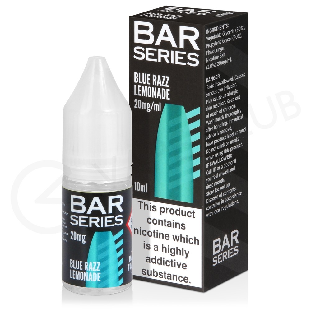 Blue Razz Lemonade Nic Salt E-Liquid by Bar Series