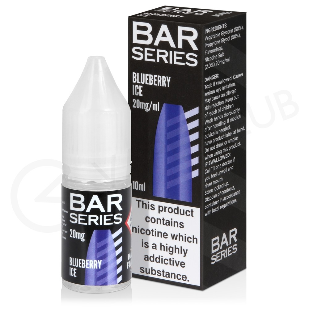 Blueberry Ice Nic Salt E-Liquid by Bar Series