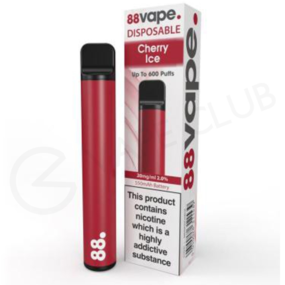 Cherry Ice 88Vape Disposable Device | 3 for £10