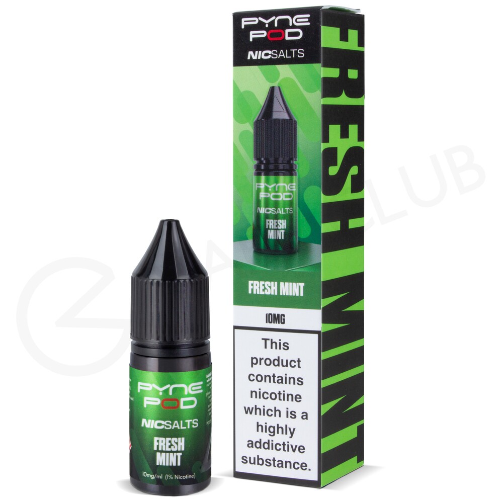 Fresh Mint E-Liquid by Pyne Pod Nic Salts