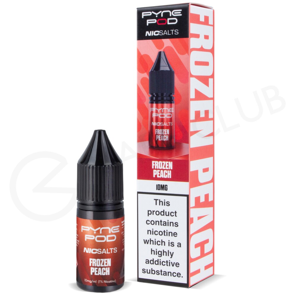 Frozen Peach E-Liquid by Pyne Pod Nic Salts