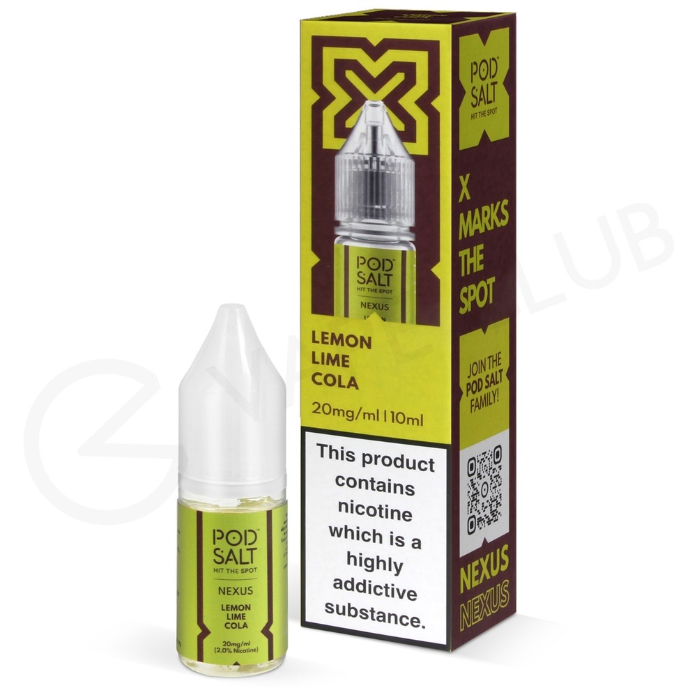 Lemon Lime Cola Nic Salt E-Liquid by Pod Salt Nexus | 3 for £10