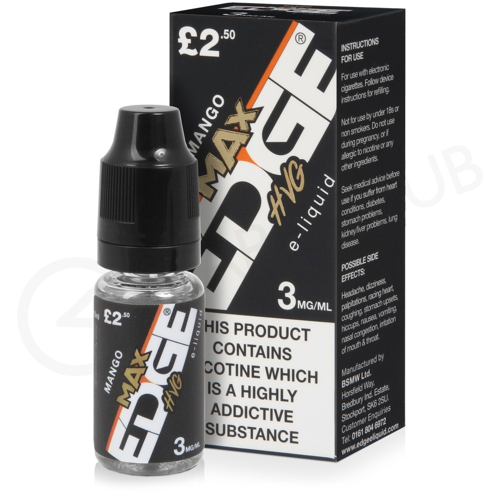 Mango Ice Menthol E Liquid By Edge Max HVG 6 For 10 Mango Ice Menthol E Liquid By Edge Max HVG 6 For 10