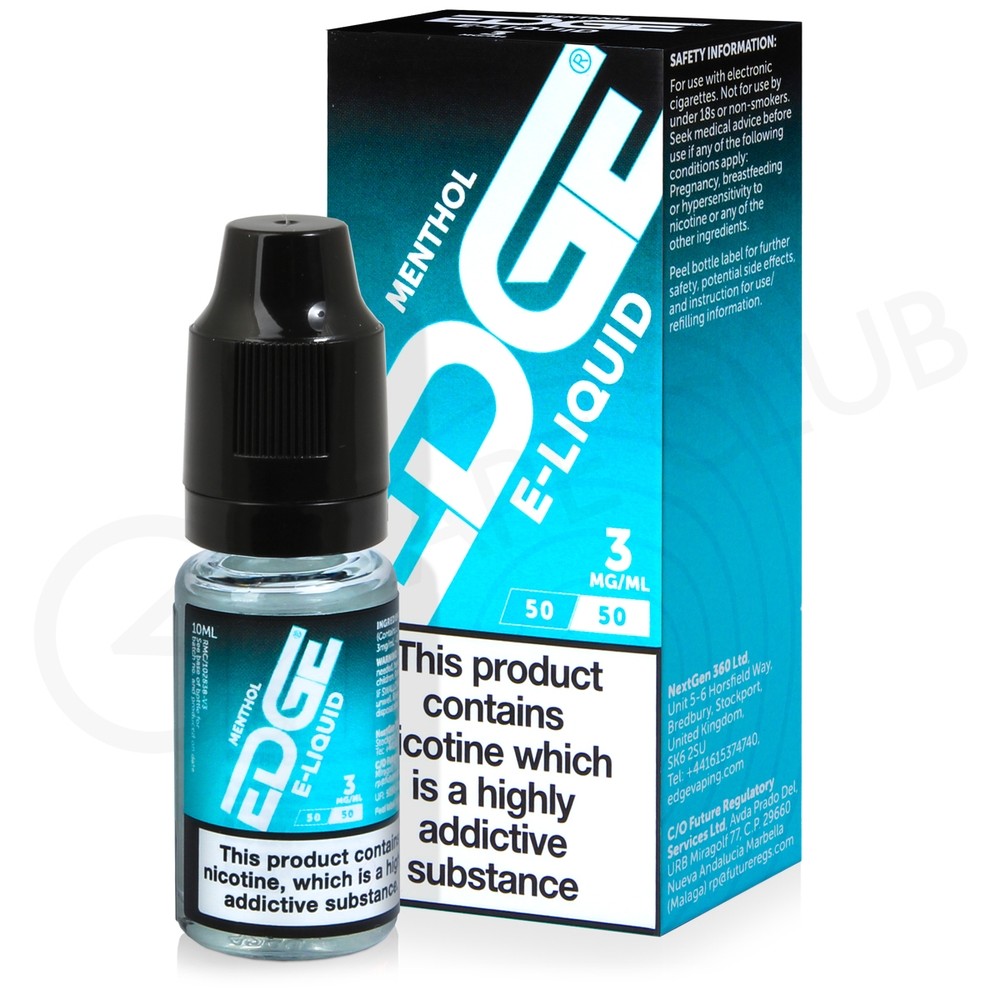 Menthol E-Liquid by Edge Core Range
