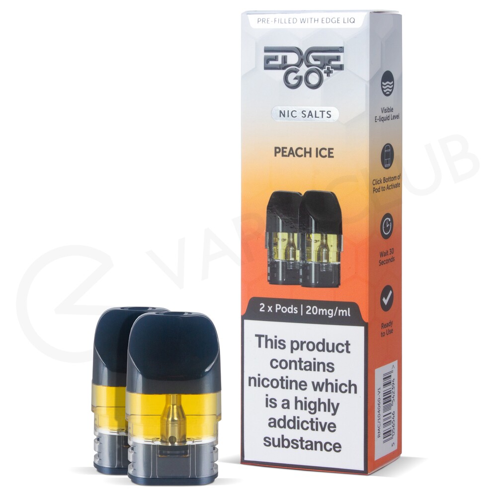 Peach Ice Edge Go Plus Prefilled Pods