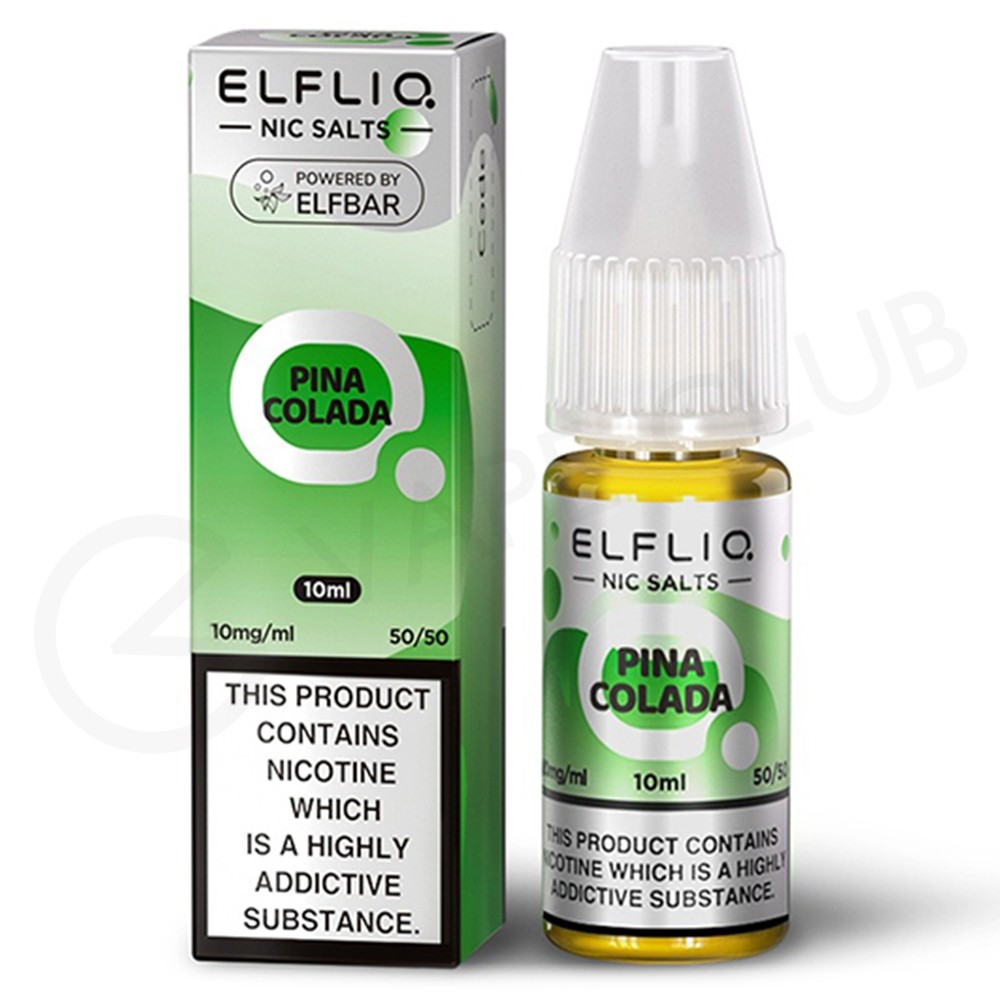 Pina Colada Elf Bar Elfliq Nic Salt E-Liquid | 3 for £10