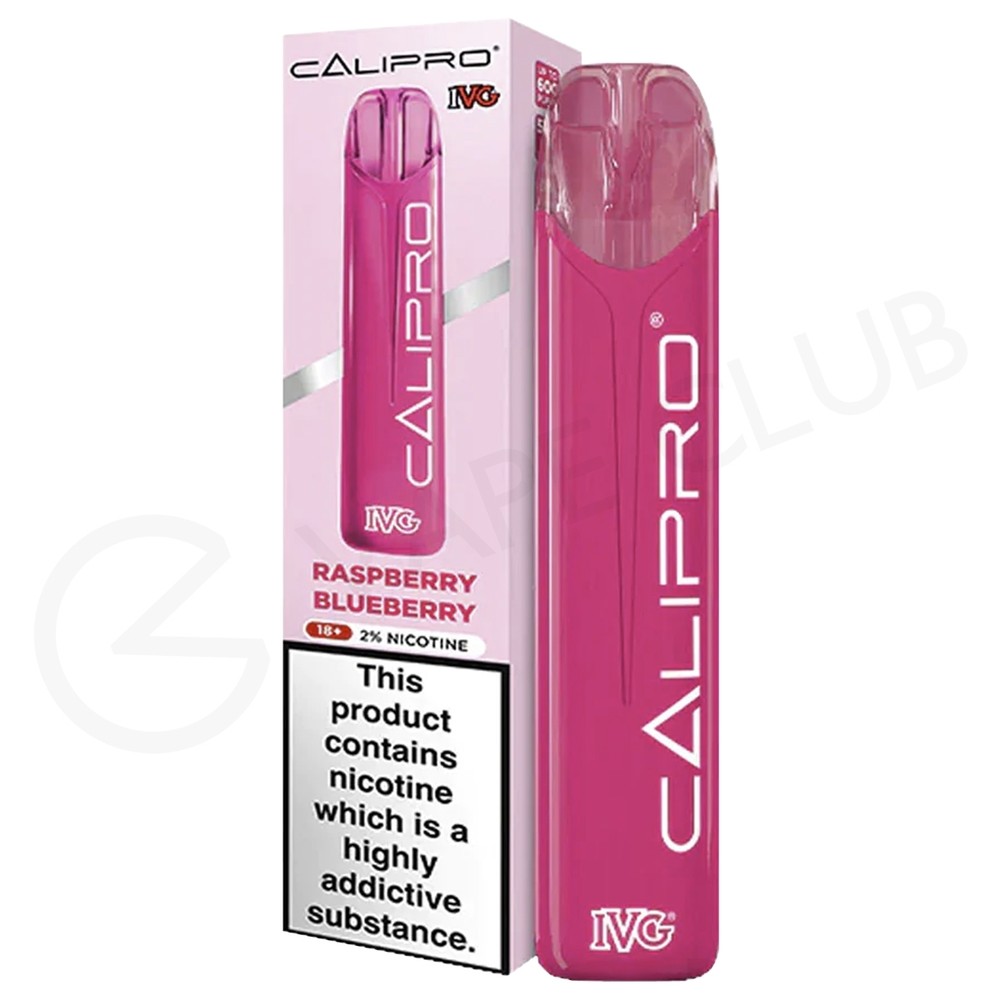 Raspberry Blueberry IVG Calipro Disposable Vape