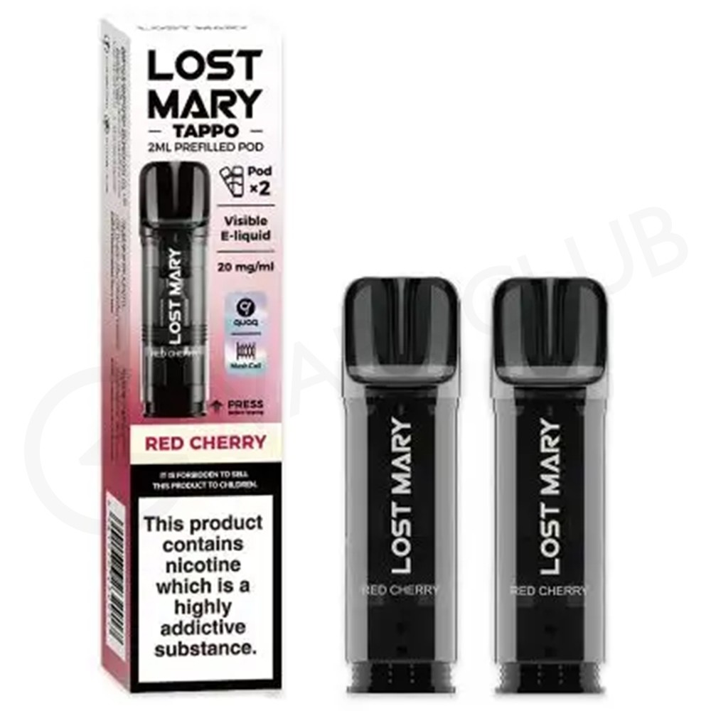 Red Cherry Lost Mary Tappo Prefilled Pod | Pack of 2