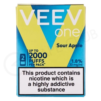 Sour Apple Veev One Prefilled Pods