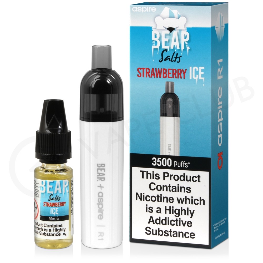 Strawberry Ice Bear Aspire R1 Disposable Vape