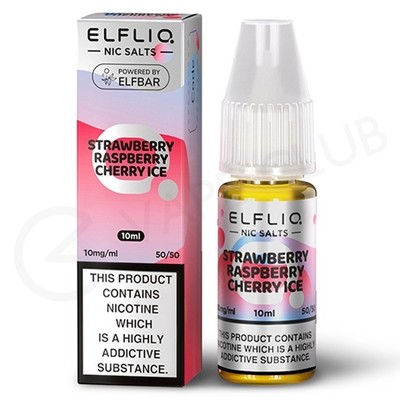 Strawberry Raspberry Cherry Ice Elf Bar Elfliq E-Liquid | 3 for £10